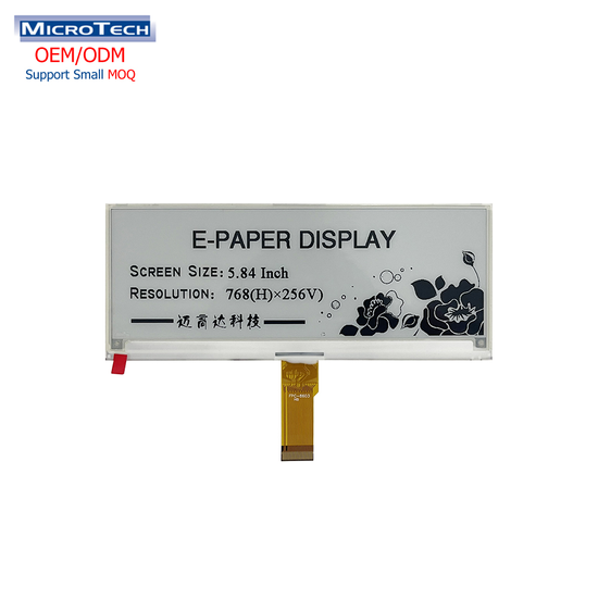 Custom OEM New Product Ultra Thin Low Power 5.84 inch E-paper E-ink LCD ...
