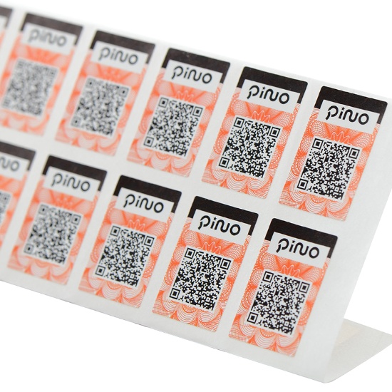 Custom Self Adhesive Paper Sticker With QR Code Sticker | Stationery ...