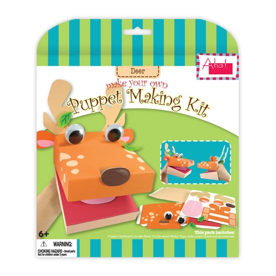 DIY Paper Craft Puppet Making Kit - Deer | Gifts, Toys & Sports Supplies