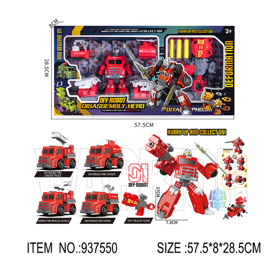 DIY TRANSFORMING FIRE ENGINE PLAYSET | Educational Toys | Gifts, Toys ...