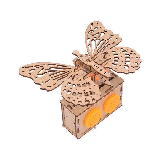 DIY Wooden Crank Bionic Butterfly Kit | Educational Toys | Gifts, Toys ...