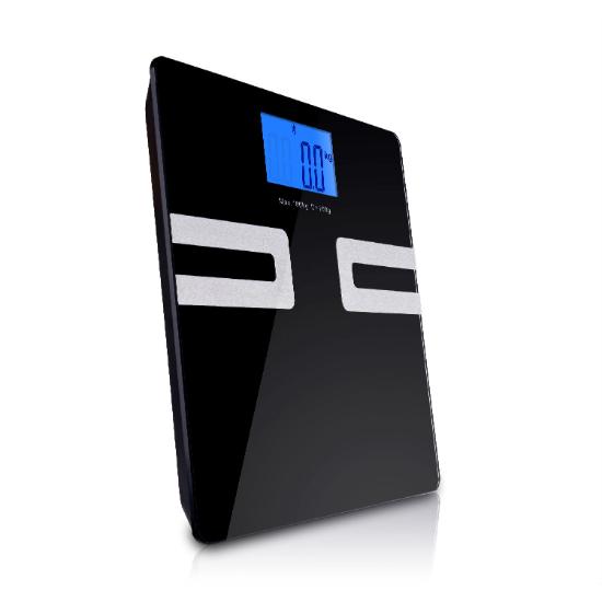 Digital Bathroom Body Fat Scale (Measures Water, Fat, Muscle & Bone ...