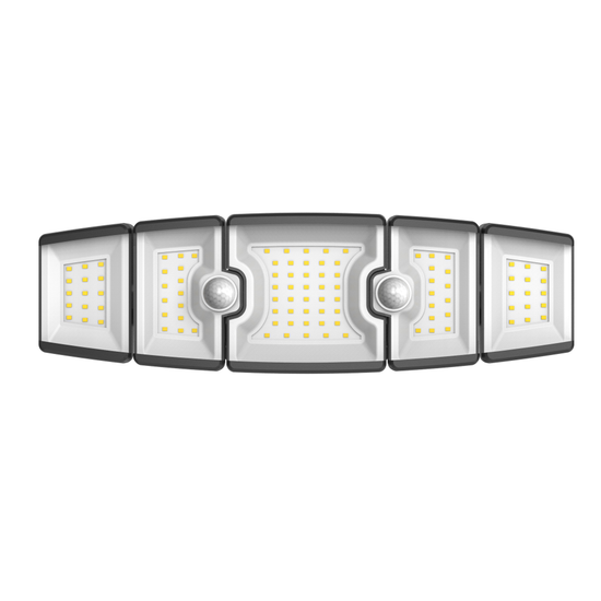 Dual PIR Sensor Five Head Solar Motion Sensor Security Light | Lights ...