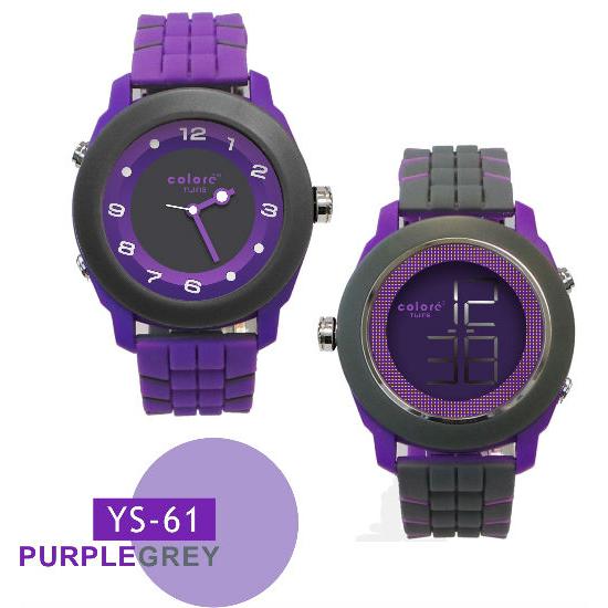 Dual Time Zone Analogue Digital Watch(Front & Back Time Display ...