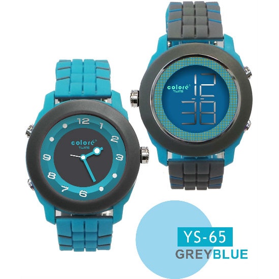 Dual Time Zone Analogue Digital Watch(Front & Back Time Display ...