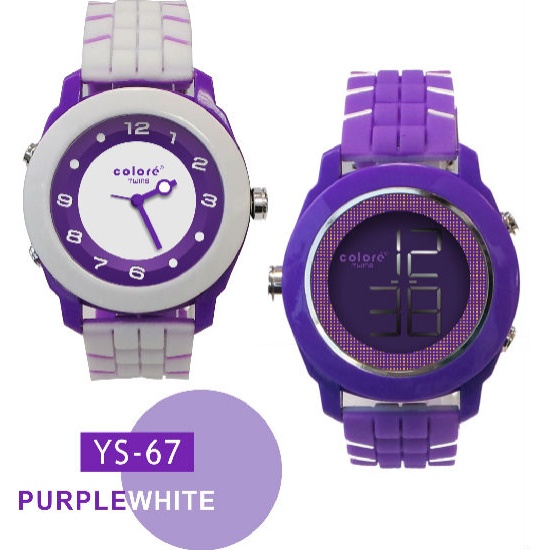 Dual Time Zone Analogue Digital Watch(Front & Back Time Display ...