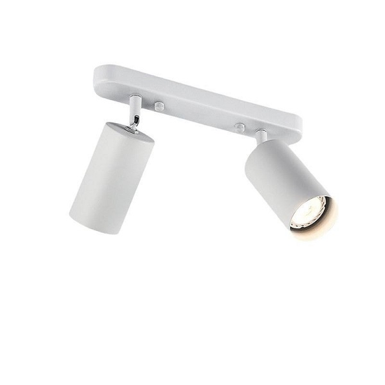 Dual-head White Ceiling-mounted Spotlight | Indoor Lighting | Lights