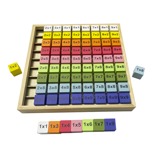 Educational Wooden Toys for Kids Children 99 Multiplication Table Math ...