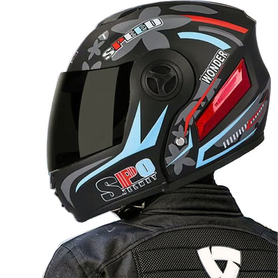 Factory Price Men Motorcycle Helmet Full Face Moto Helmet Electric ...
