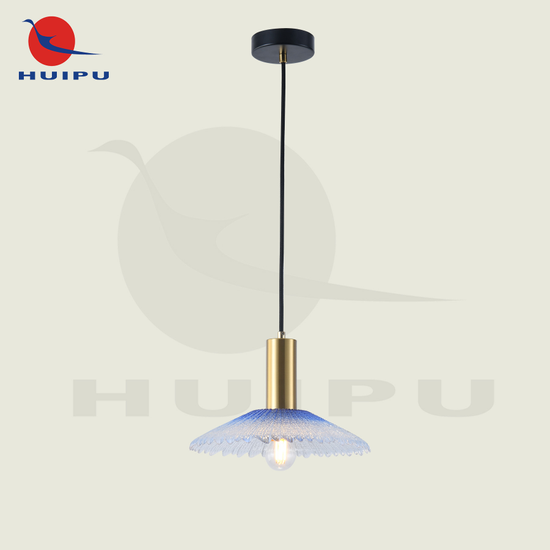 Fancy Peacock Blue gradient glass pendant light dining pendant home ...