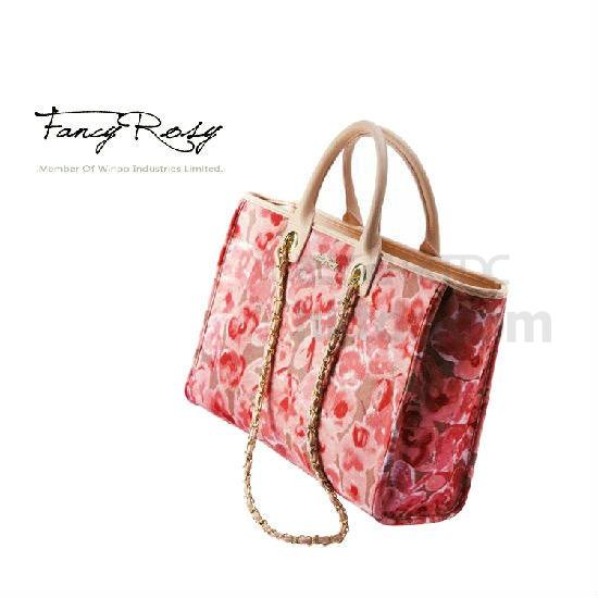 Fancy Rosy Romance Women's Handbag and Flower Printing Bag | 袋類、手提包及配件 ...
