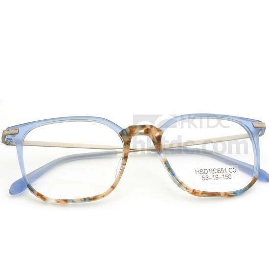 Fashion Lamination Acetate Metal Combination Optical Eyewear Eyewear