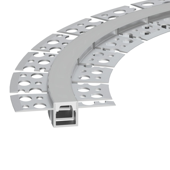 Flexible Plaster in Aluminum LED Channel with pc cover | Lighting ...