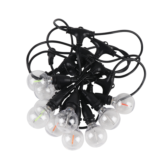 G40 string lamp hanging wire E12 spiral colorful light single lamp 1W ...