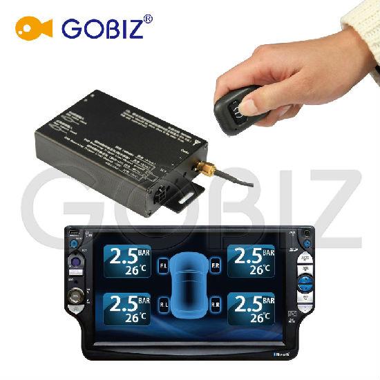 GPS/DVD Wireless External Pressure Sensor TPMS Tire Pressure Monitoring ...