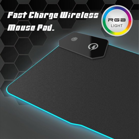 Gaming computer Mouse Pad Large Mouse Mat with RGB led light and ...