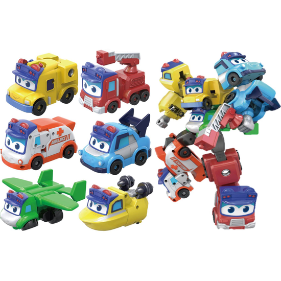 GoGo Bus 6 in 1 Robot Playset | Cars & Trucks | Toy Vehicles