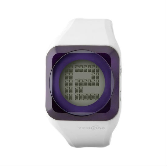 HD White Metalic Purple Digital Watch | Jewellery & Watch