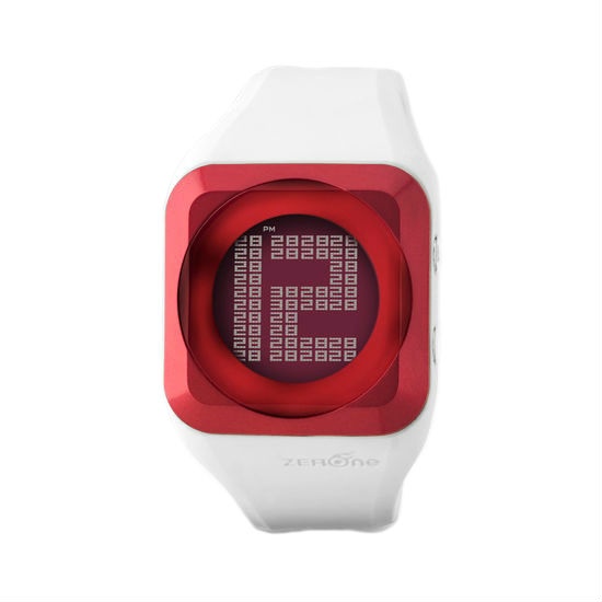 HD White Metalic Red Digital Watch | Jewellery & Watch