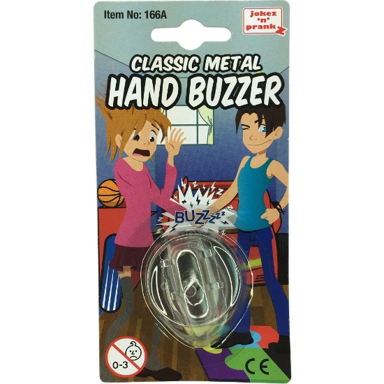 Hand Buzzer Joke Trick Novelty Gift & Toy | Party Supplies | Gifts ...