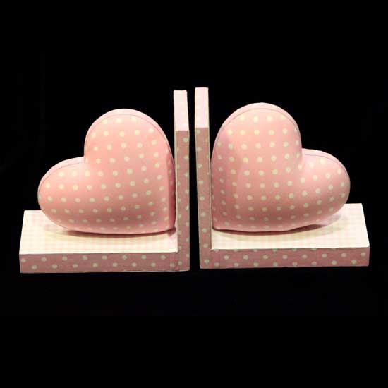 Heart-Shaped Bookend Set | Gifts, Toys & Sports Supplies