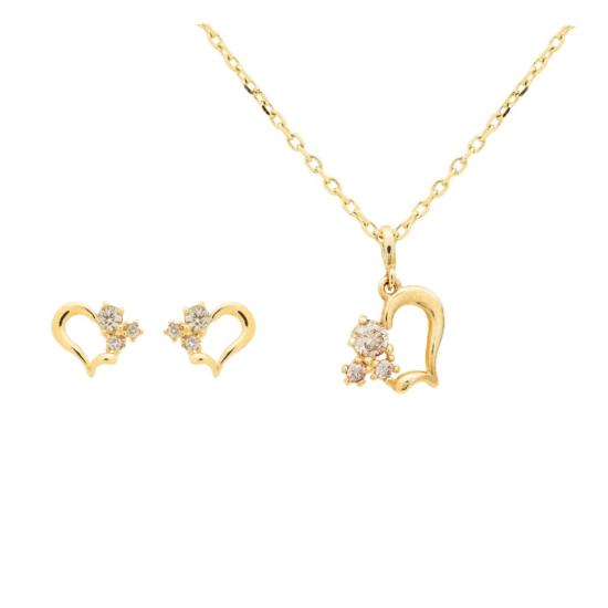 Hearts Earrings Necklace Set | Jewellery & Watch
