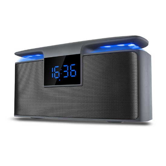 HiFi Sound with Strong Bass Classic Clock Radio Speaker | Consumer ...