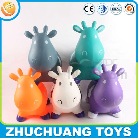 High Quality OEM Design PVC Inflatable Jumping Animal Milka Cow Toys ...