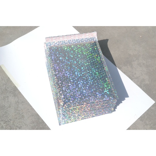 Holographic Bubble Mailer Bag Envelope Stationery Printing