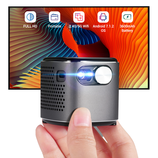 Hotack Hot Sale D048B Hd Cube Smart Android DLP Projectors Portable ...
