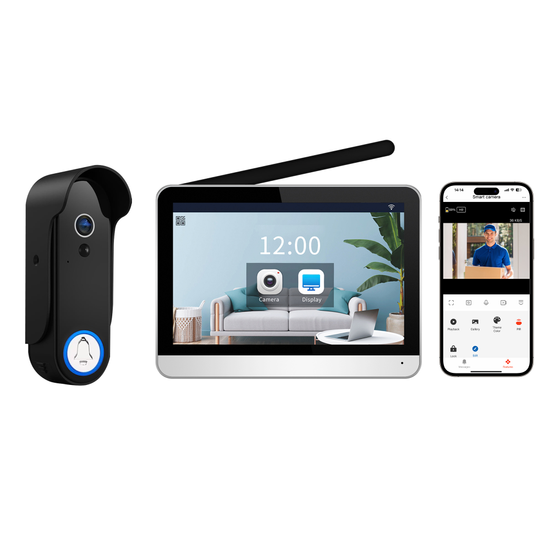 Intelligent high-definition wireless visual doorbell remote monitoring ...