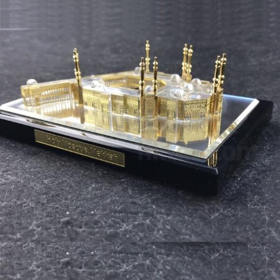 Islamic Gifts Crystal Makkah Mosque Buidling Model | Gifts, Toys ...