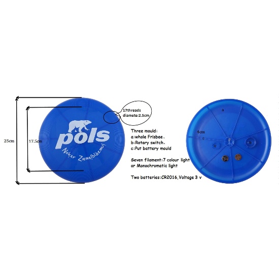 LED colorful Plastic Frisbee | Gifts, Toys & Sports Supplies