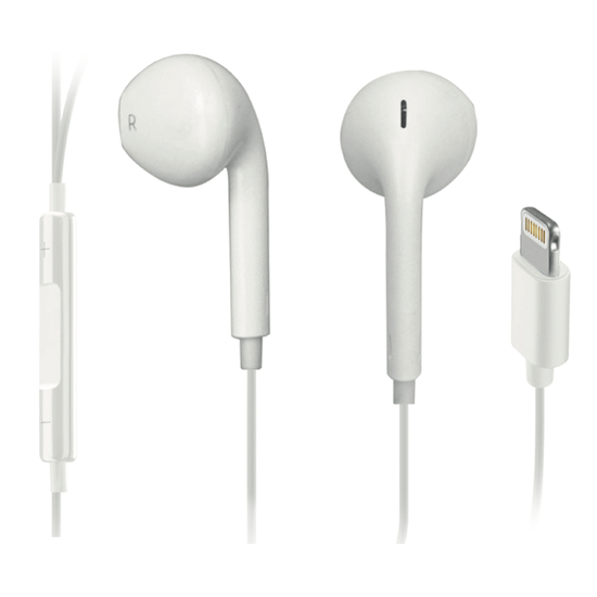 Lightning Earphone with Microphone and Volume Control | Headphones ...