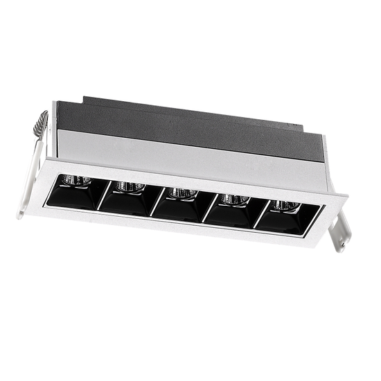 Linear grille light with 5 heads and 10 heads. | 專業照明 | 燈飾