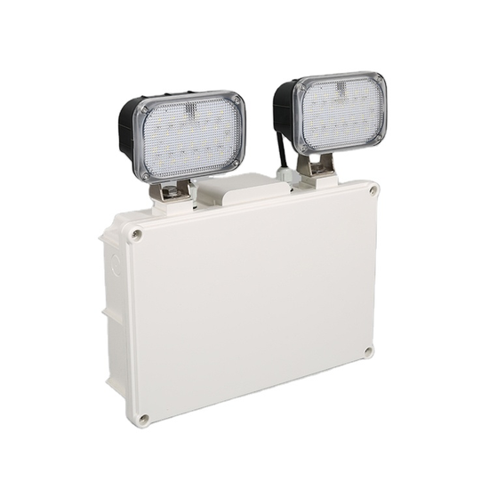 Lithium battery LED rechargeable emergency double heads light | 緊急照 明 | 燈飾