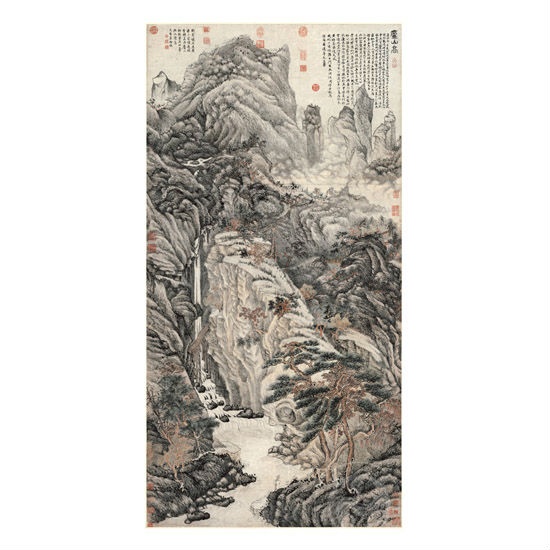 Lofty Mount Lu, Shen Chou, Ming Dynasty