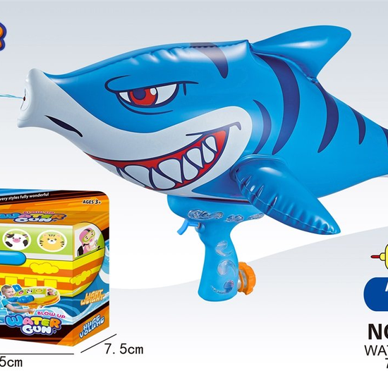 M90C-1 BALLOON INFLATABLE SHARK WATER GUN | 泡沫槍和水槍 | 禮品，玩具和及體育用品