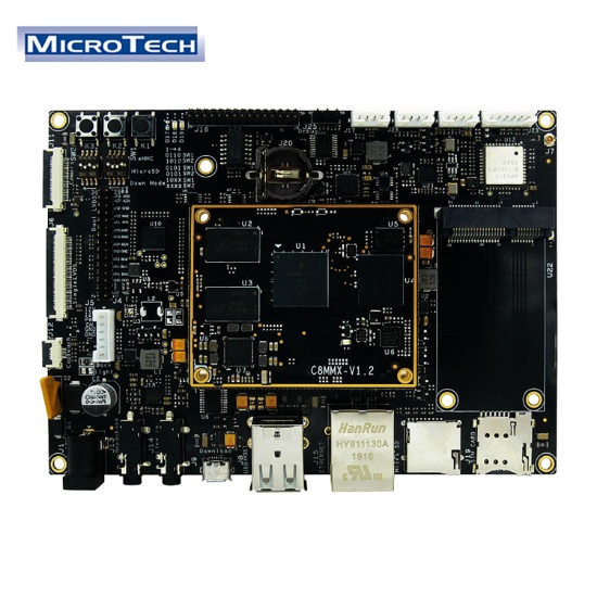 MIMX8MM6DVTLZAA Commercial Grade Linux, Android System i.MX 8M Cortex-A53 Industrial Motherboard ...