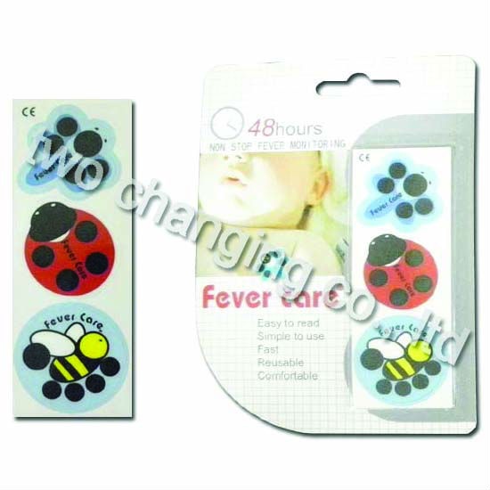 Medical FeverCare® thermometer with Medical grade adhesive tape ...