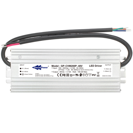 Metal Housing / Constant Voltage LED Driver (200W/48V) | Lighting Accessories & Parts | Lights