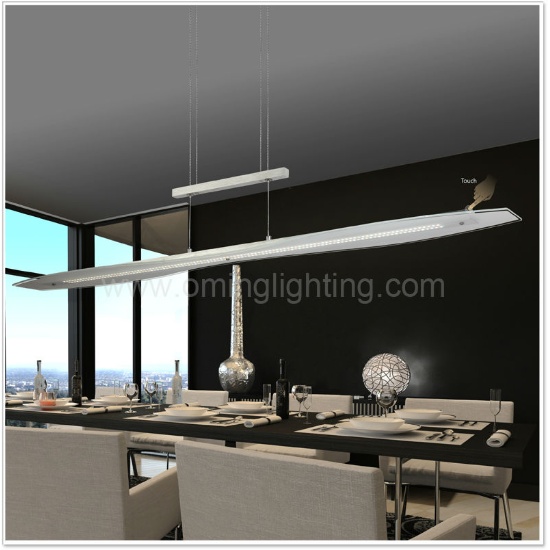 Modern Style Color Changing Pendant Light With Clear Glass ...