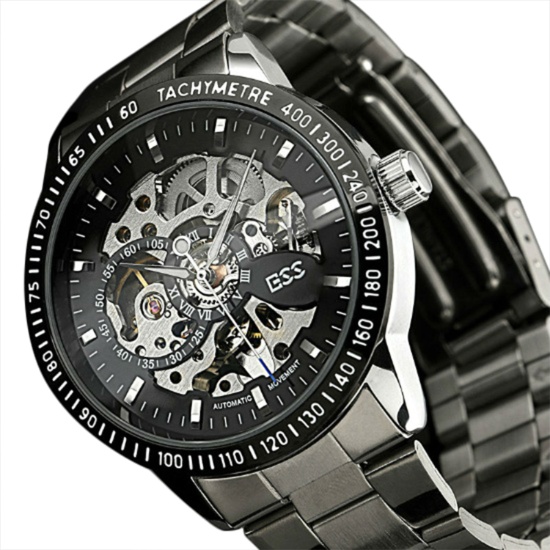 New Silver Skeleton Mechanical Watch | Jewellery & Watch