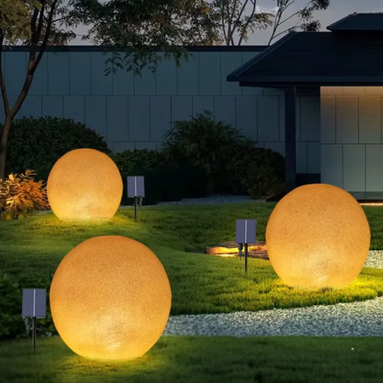 Outdoor Garden Solar Led Ball Light for Path, Garden Decoration ...