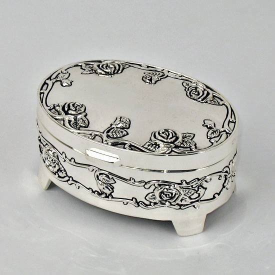 Oval Metal Jewelry Box | Gifts, Toys & Sports Supplies