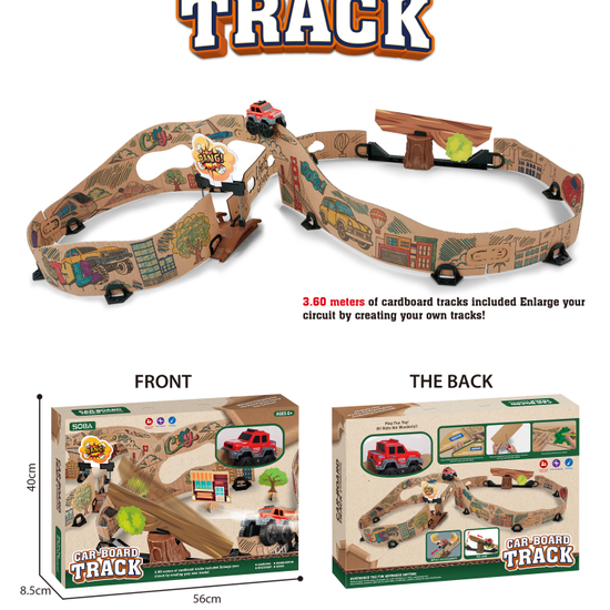 Paper track Off-Road Vehicle (cross-country theme) A80-6 | Cars ...