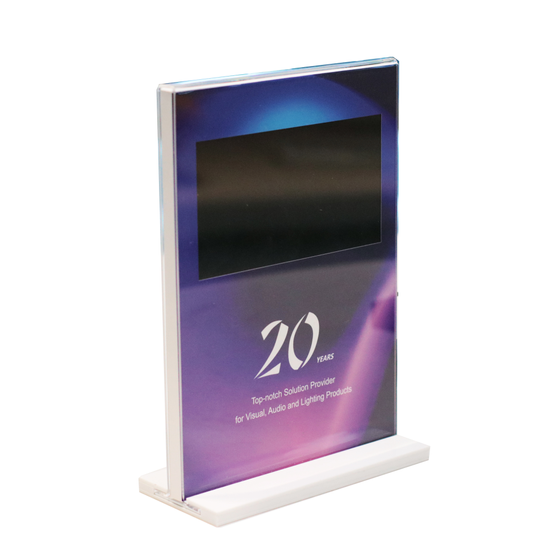 Personalized POP Paper Corrugated Counter Desk Display Music Cross ...