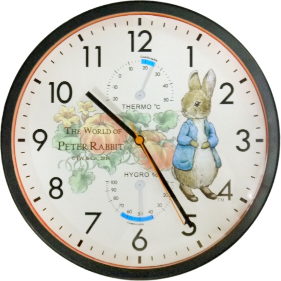 Peter Rabbit Thermometer Clock | Gifts, Toys & Sports Supplies