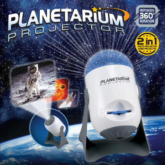 Planetarium Projector with 2 projection domes and 24 images in 3 discs ...