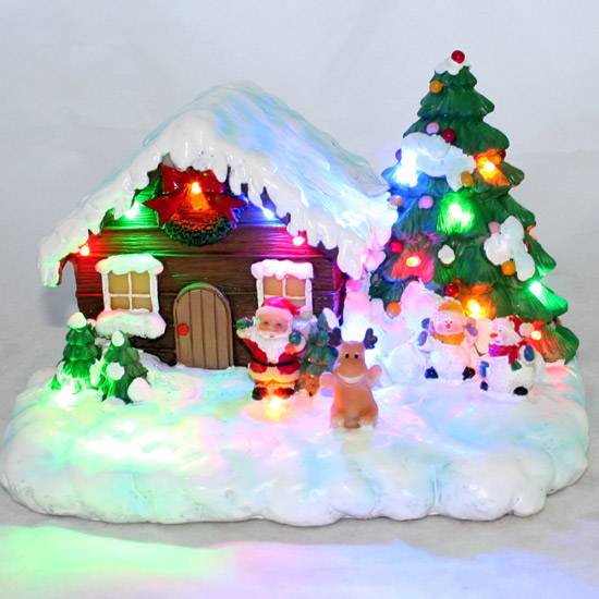 Polyresin Christmas Scene with LED Lights | Gifts, Toys & Sports Supplies
